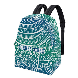 Torres Strait Backpack White | Cultural Heritage & Everyday Utility – NK